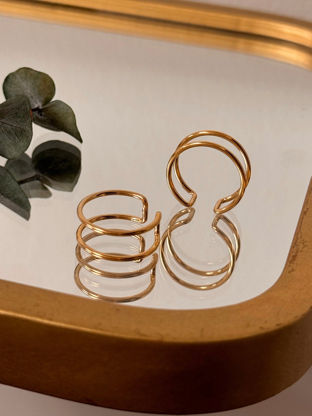 Double Cuff Ring – Quad Espresso Jewelry